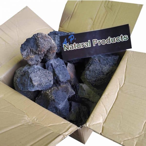 A.P. Natural – Lava Rock – Black (20kg Box) – Aqua Premium