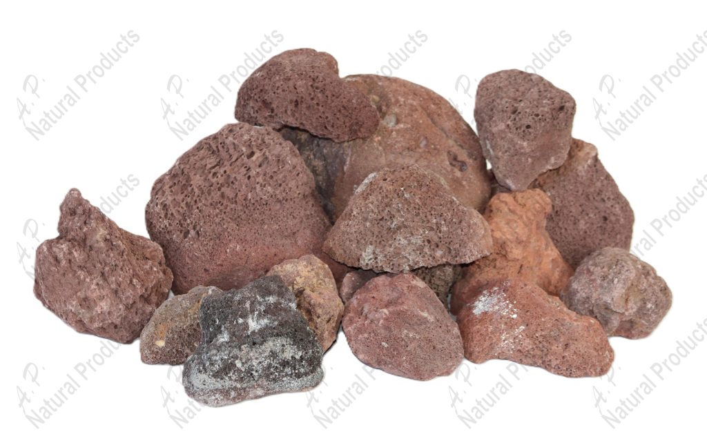 AP Naturals Volcano Stone-Red 20Kg (per box) – Aqua Premium